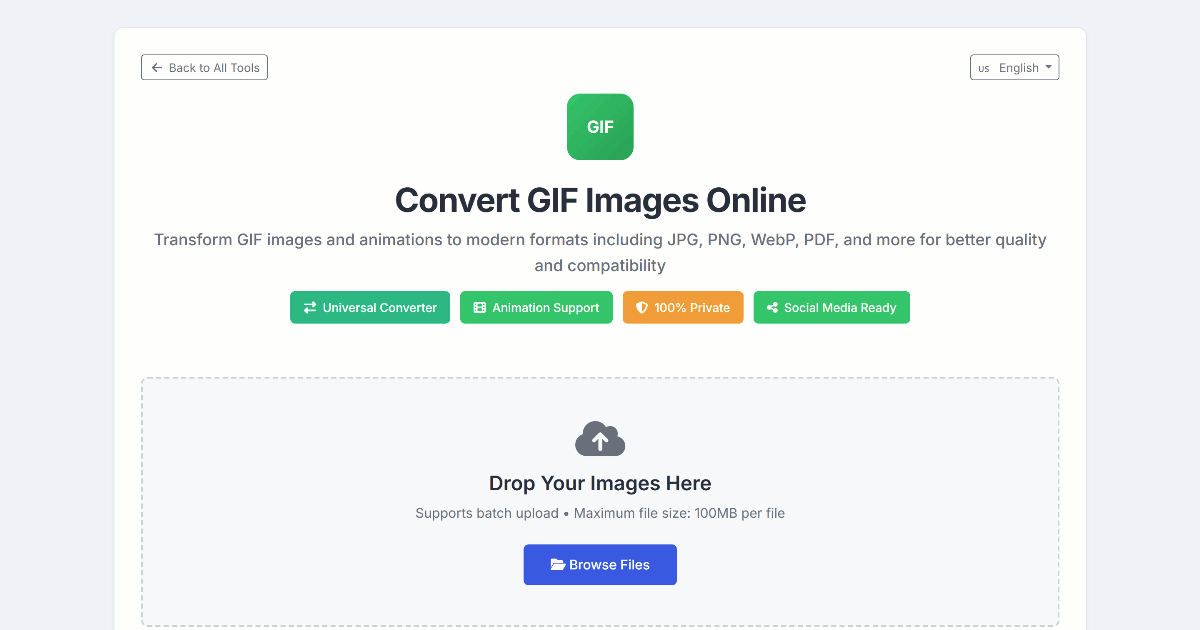 Convert GIF Images Online Free - GIF Converter | ImageConvertCompress.com