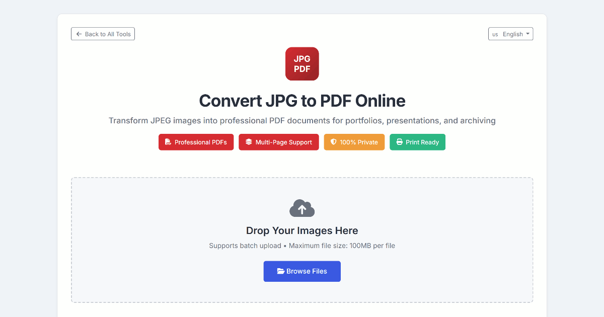Convert JPG to PDF Online Free - JPEG to PDF Converter | ImageConvertCompress.com
