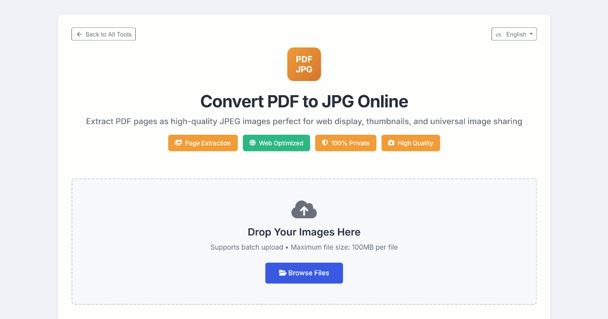Convert PDF to JPG Online Free - PDF to JPEG Converter | ImageConvertCompress.com