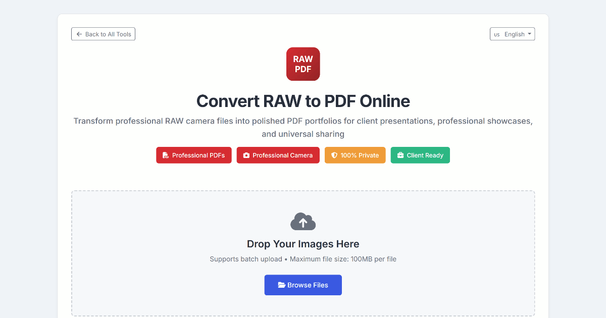 Convert RAW to PDF Online Free - RAW to PDF Converter | ImageConvertCompress.com