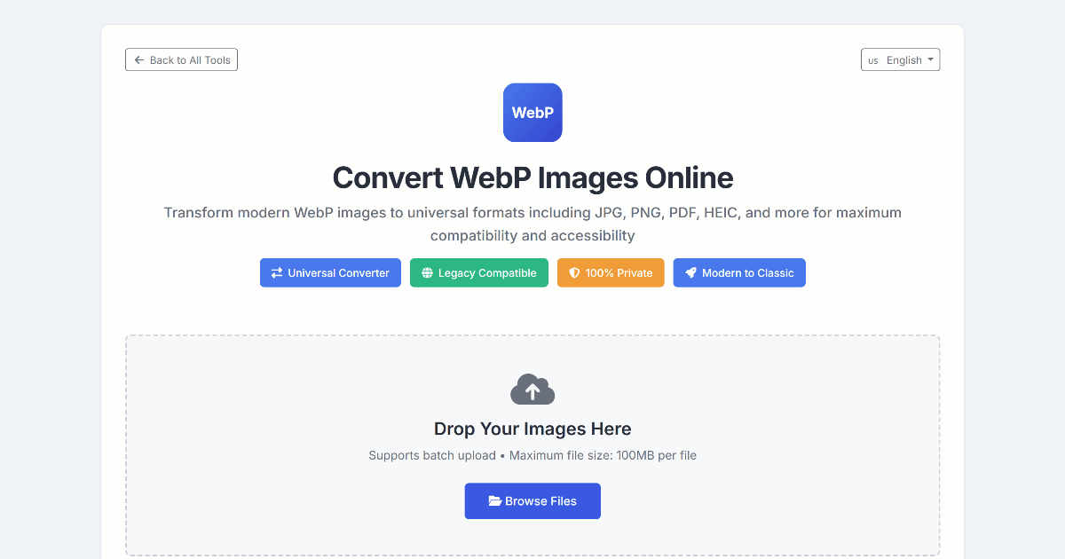 Convert WebP Images Online Free - WebP Converter | ImageConvertCompress.com