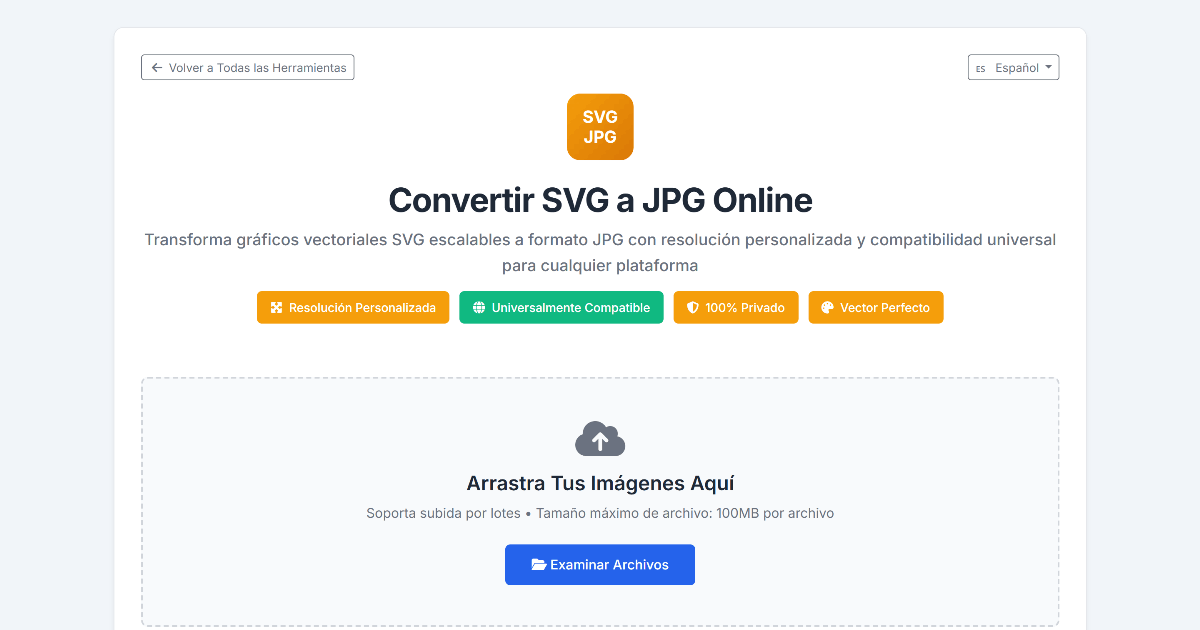 Convertir SVG a JPG Gratis Online - Conversor SVG a JPEG | ImageConvertCompress.com